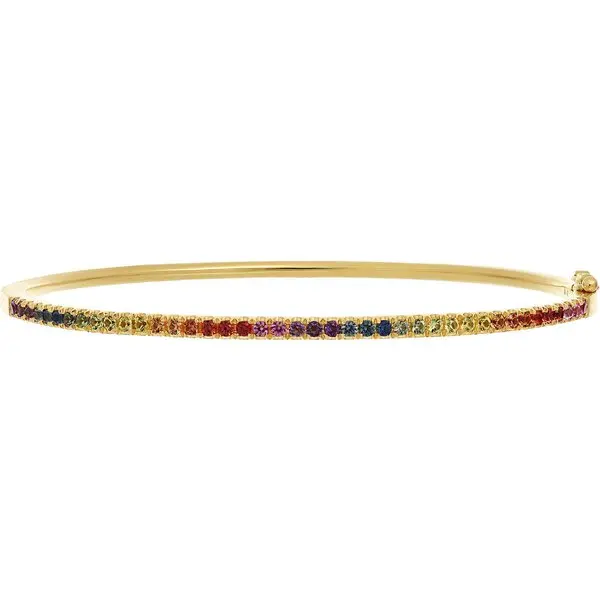 Bony Levy Iris Sapphire Bangle - 18k Yellow Gold