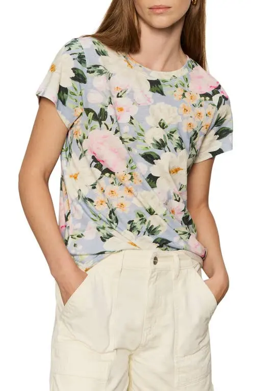 Sanctuary Printed T-shirt - Spring Floral Blue
