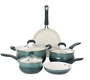OSTER Corbett 8 Piece Nonstick Aluminum Cookwar E Set - One-color