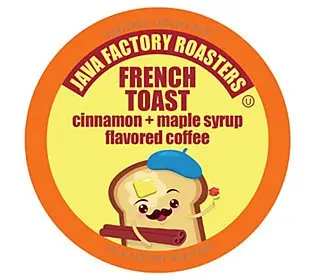 JAVA FACTORY 40-count French Toast Flavored Cof Fee Pods - One-color