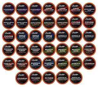 BROOKLYN BEAN ROASTERY Brooklyn Beans 40-count Assorted Variety Pack C Offee Pods - One-color