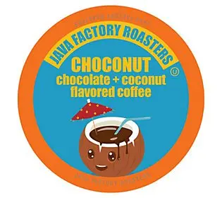 JAVA FACTORY 40-count Chocolate & Coconut Flavo Red Coffee Pods