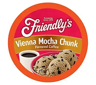 FRIENDLY'S 40-count Vienna Mocha Chunk Flavored Coffee Pods - One-color