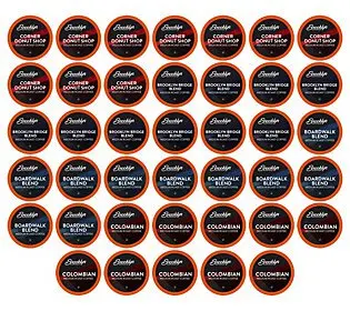 BROOKLYN BEAN ROASTERY Brooklyn Beans 40-count Medium Roast Variety Pa Ck Coffee Pods - One-color
