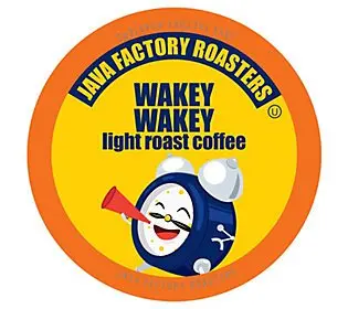 JAVA FACTORY 40-count Wakey Wakey Light Roast C Offee Pods - One-color