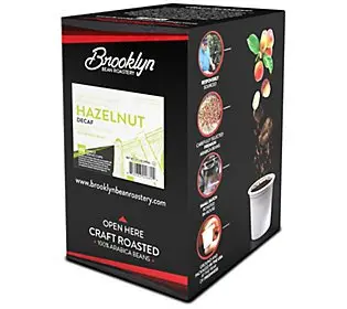 BROOKLYN BEAN ROASTERY Brooklyn Beans 40-count Hazelnut Decaf Coffee P Ods - One-color