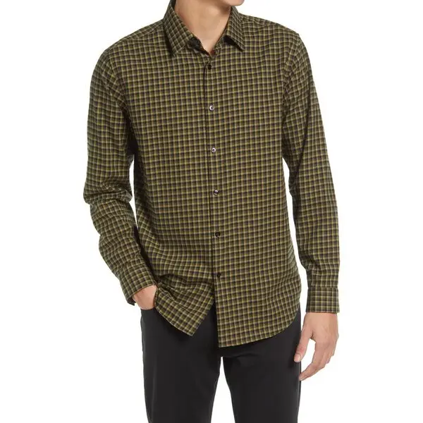 Theory Irving Windham Twill Button-up Shirt