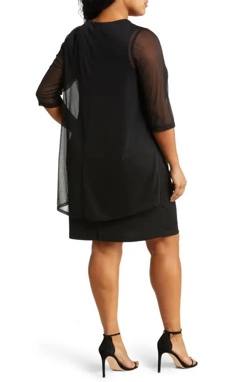 CONNECTED APPAREL Sheath Dress And Jacket Set