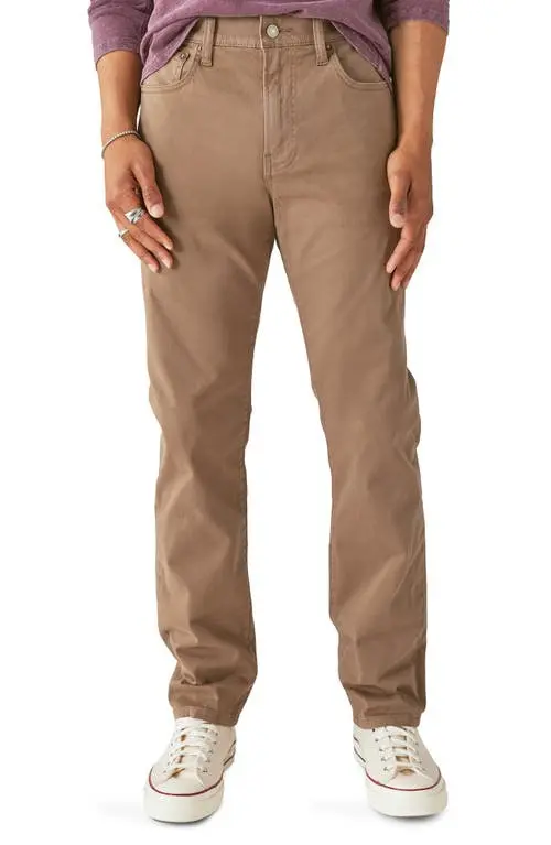 Lucky Brand 223 Straight Leg Stretch Jeans - Cocoa