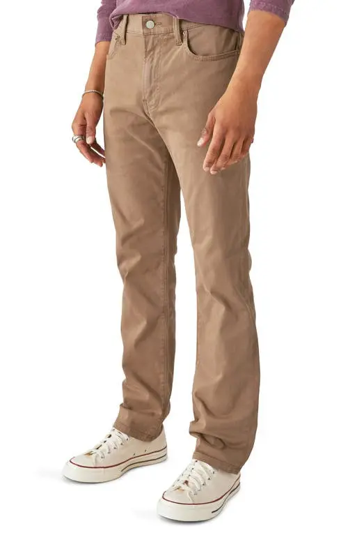 Lucky Brand 223 Straight Leg Stretch Jeans - Cocoa