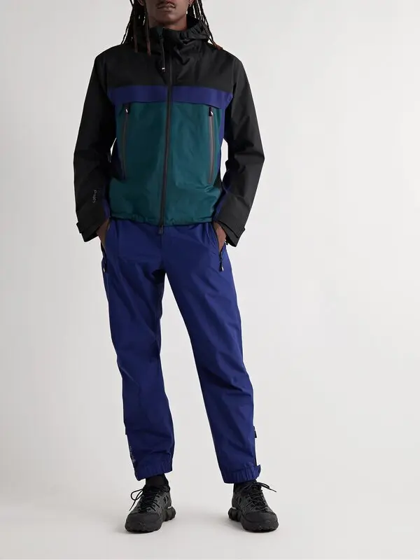 Moncler Villair Color-block 2l Gore-tex Paclite® Hooded Jacket