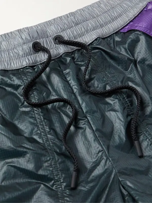 Moncler Straight-leg Colour-block Ripstop Drawstring Shorts