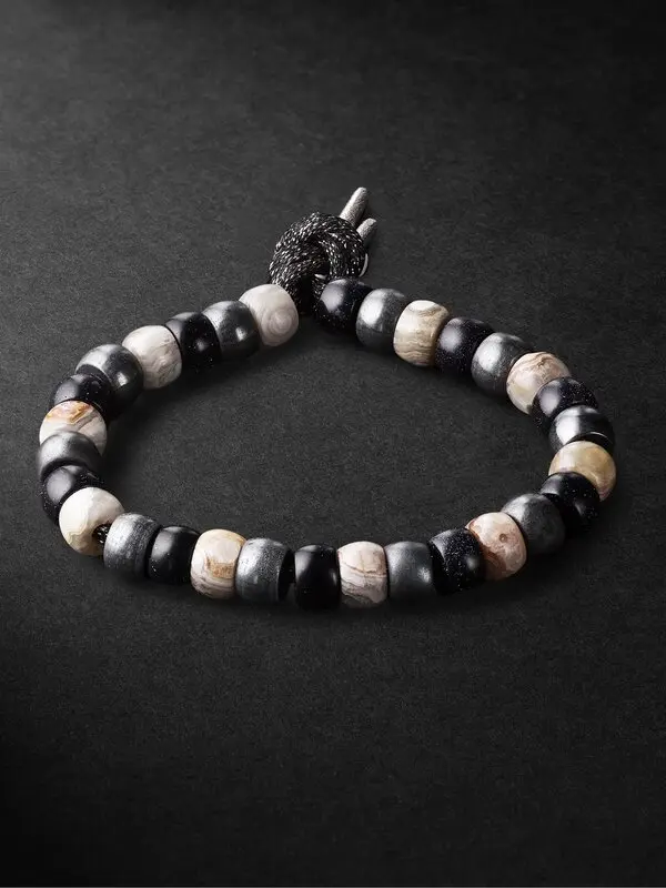 Carolina Bucci St Tropez Forte Beads Bracelet - Gray