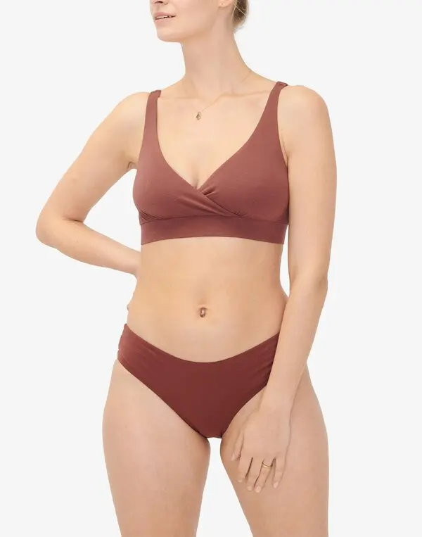 Madewell Hatch Collection The Dream Feed Nursing &amp; Sleep Bra - Brown