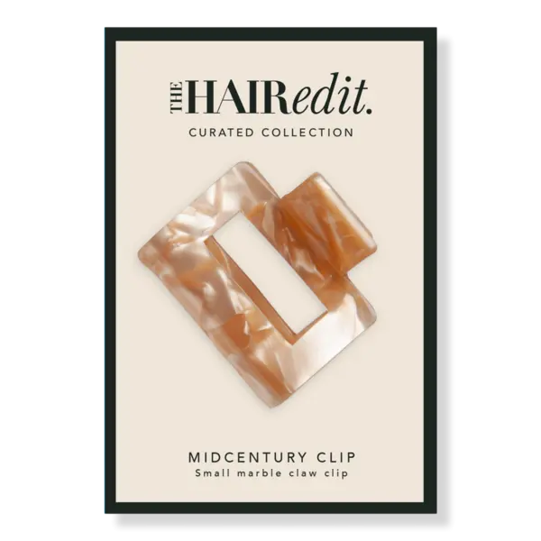 THE HAIR EDIT Marble Midcentury Claw Clip - One-color