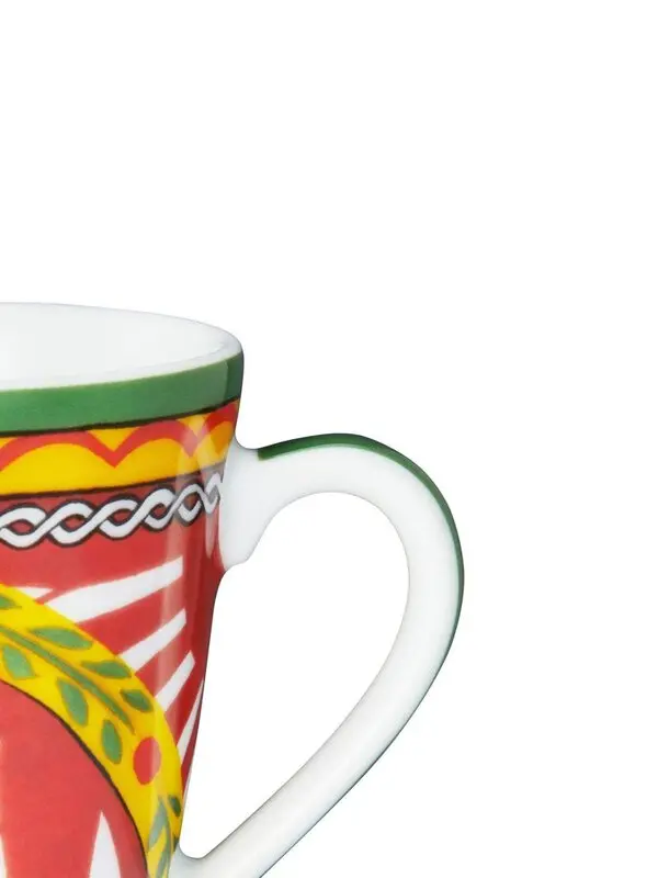 Dolce & Gabbana Carretto Siciliano Porcelain Mug - White