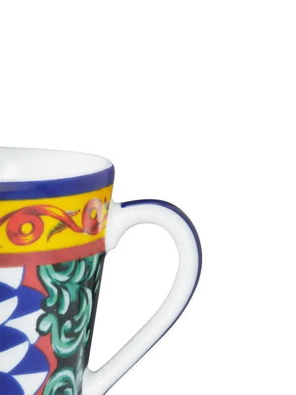 Dolce & Gabbana Archive-print Porcelain Mug - White
