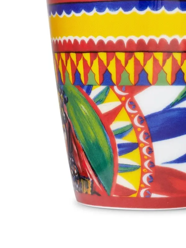 Dolce & Gabbana Carretto Siciliano Porcelain Mug - White