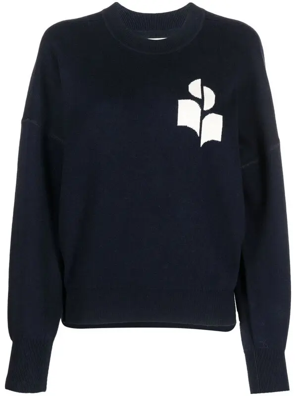 MARANT ETOILE Atlee Intarsia-knit Jumper