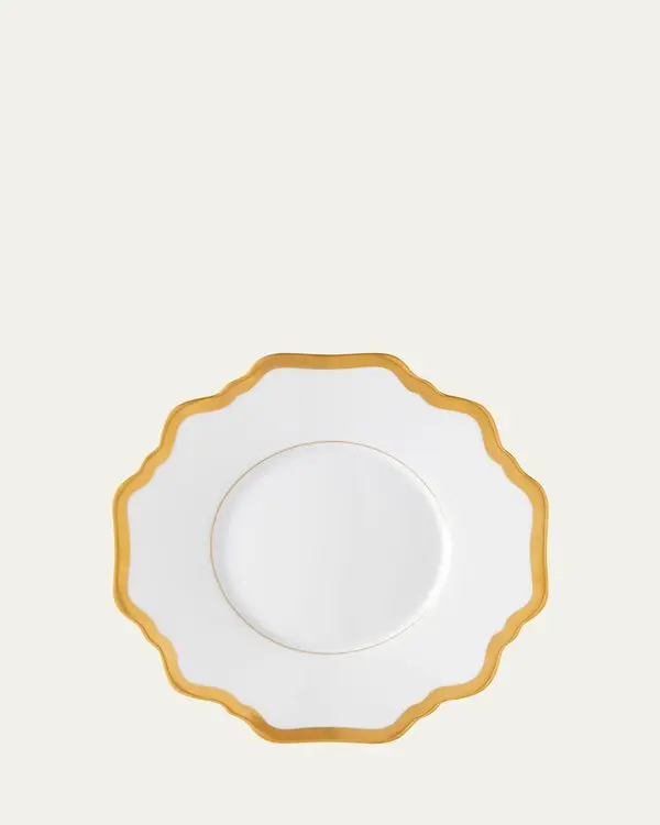 ANNA WEATHERLEY 22k Gold Rimmed Saucer - Multi