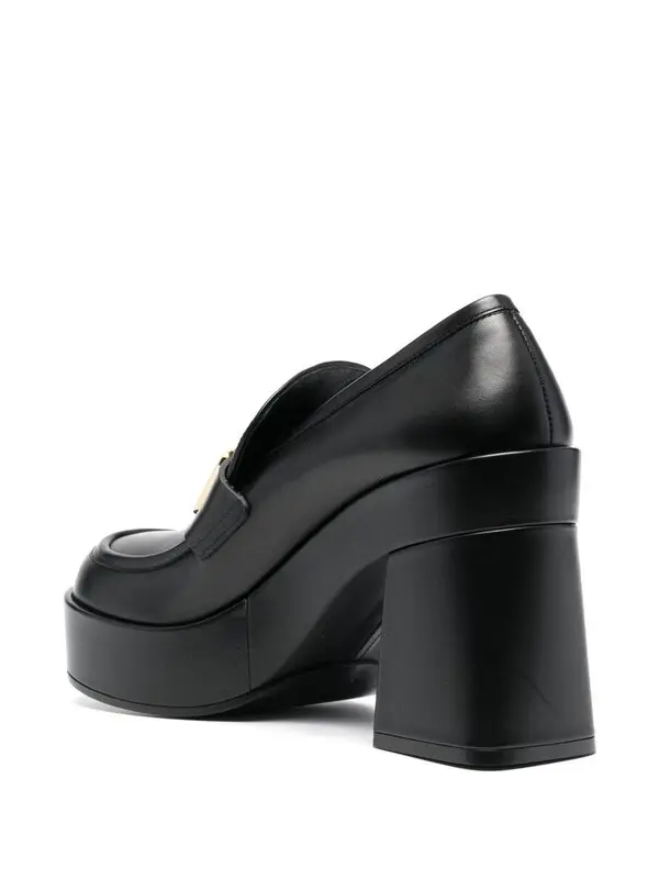 Versace Medusa-head Leather Loafers
