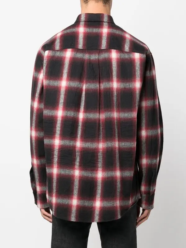 Dsquared2 Logo-print Checked Cotton Shirt