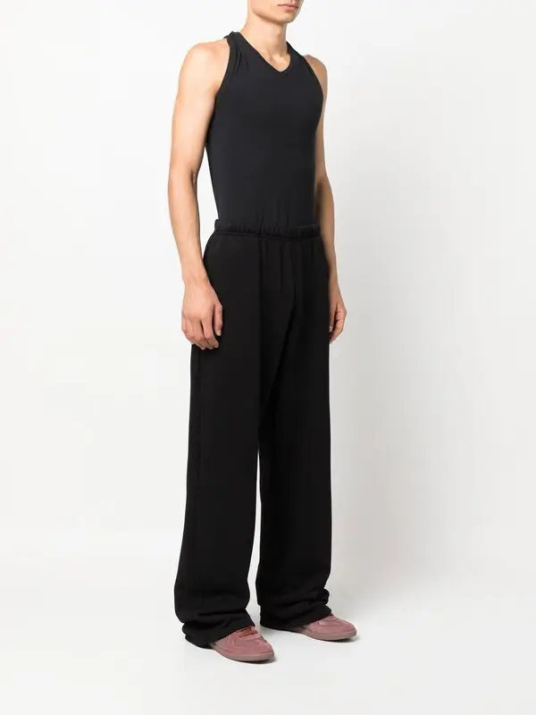 LES TIEN Puddle Wide-leg Cotton Track Pants