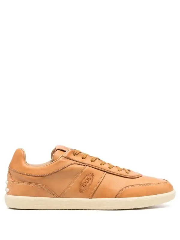 TOD'S Low-top Leather Sneakers - Brown