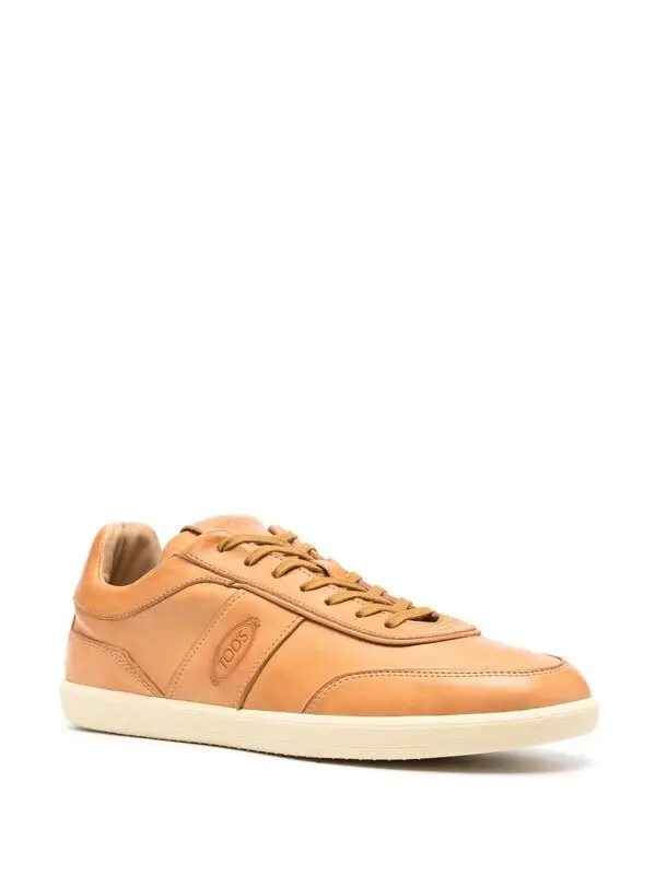 TOD'S Low-top Leather Sneakers - Brown