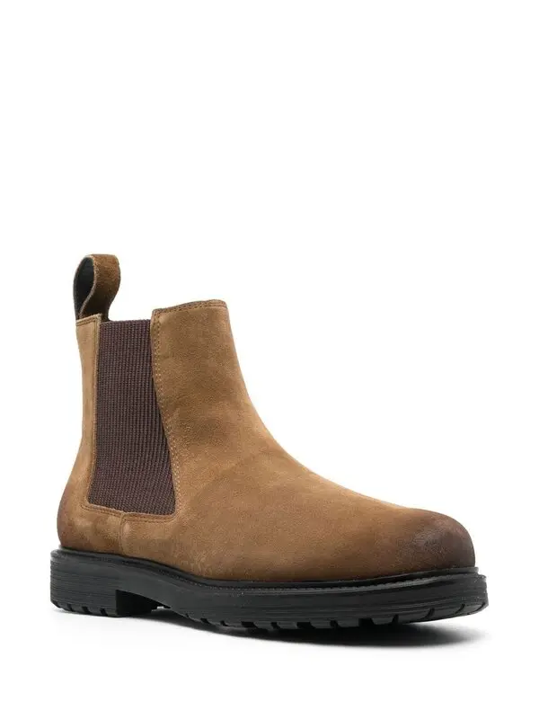 DIESEL Elasticated Side-panel Boots - Neutrals