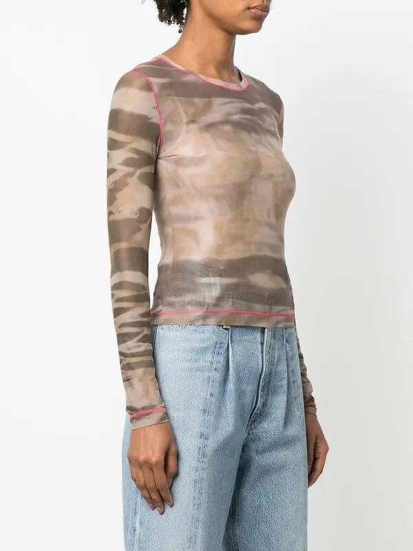DIESEL® Tie-dye Long-sleeve Top