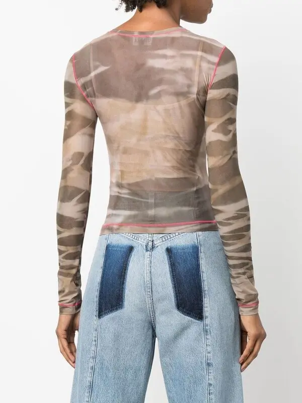 DIESEL® Tie-dye Long-sleeve Top
