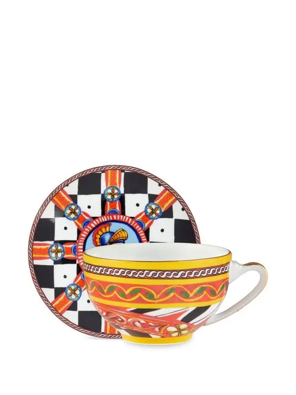 Dolce & Gabbana Archive-print Tea Set