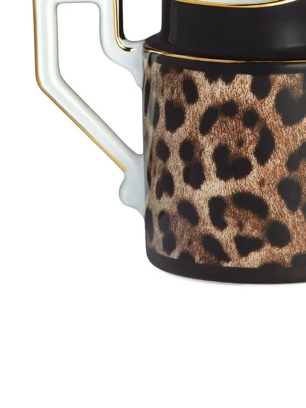 Dolce & Gabbana Leopard-print Porcelain Creamer