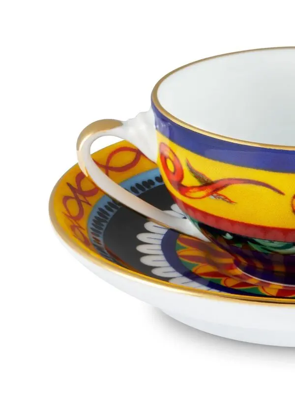 Dolce & Gabbana Archive-print Espresso Set
