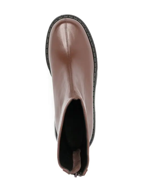 By Far Alistair Leather Ankle Boots