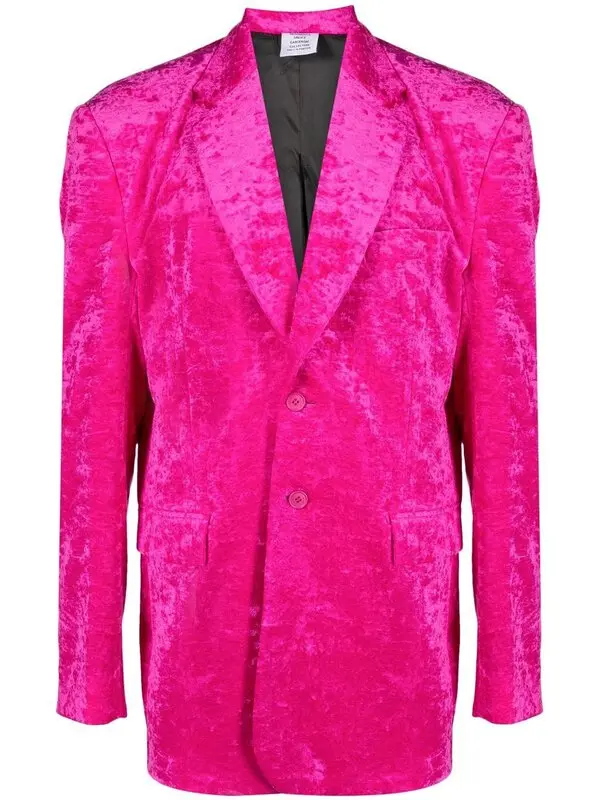 Vetements Single-breasted Blazer - Pink
