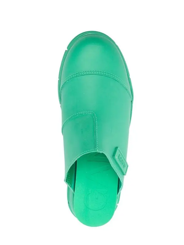 GANNI City Slip-on Mules - Green