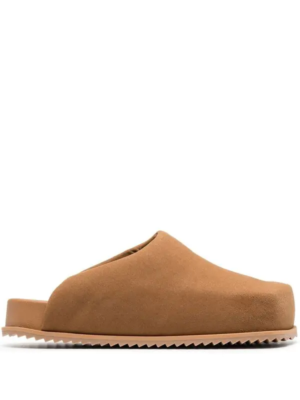 YUME YUME Square-toe Sandals - Brown