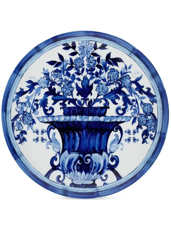 Dolce & Gabbana Blu Mediterraneo Porcelain Charger Plate - Blue