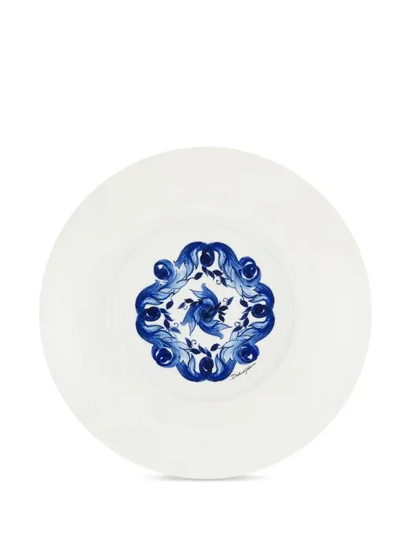 Dolce & Gabbana Blu Mediterraneo Porcelain Charger Plate - Blue