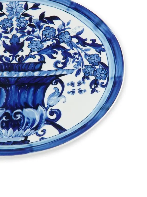 Dolce & Gabbana Blu Mediterraneo Porcelain Charger Plate - Blue