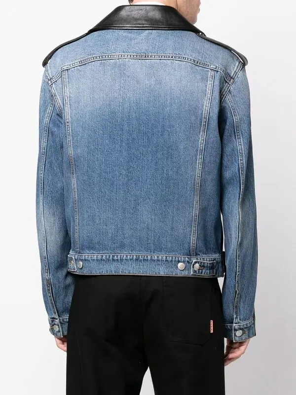 Alexander McQueen Panelled Biker Jacket