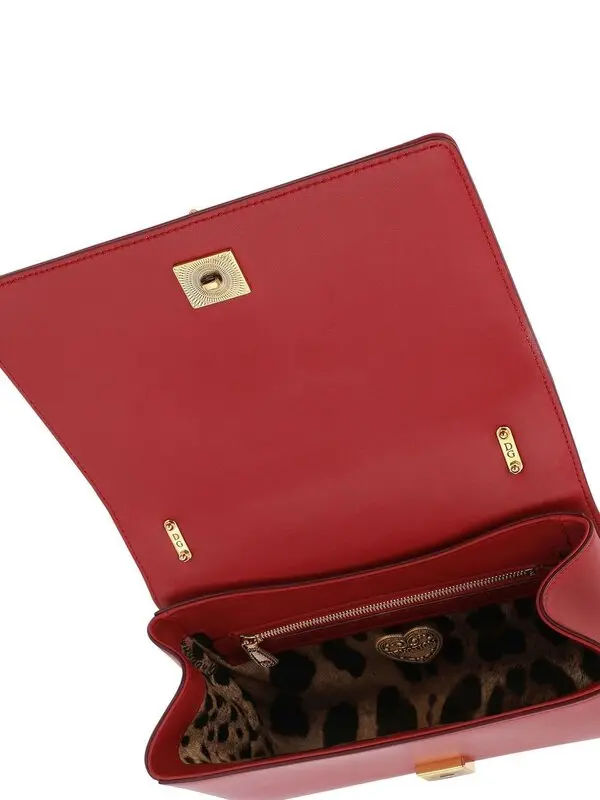 Dolce & Gabbana Medium Devotion Shoulder Bag - Red