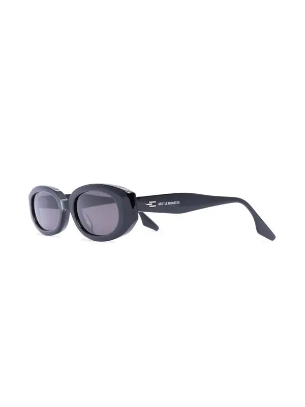 GENTLE MONSTER OTO 01 ブラック サングラス Gentle Monster Oto 01 Oval-Frame Sunglasses - Black