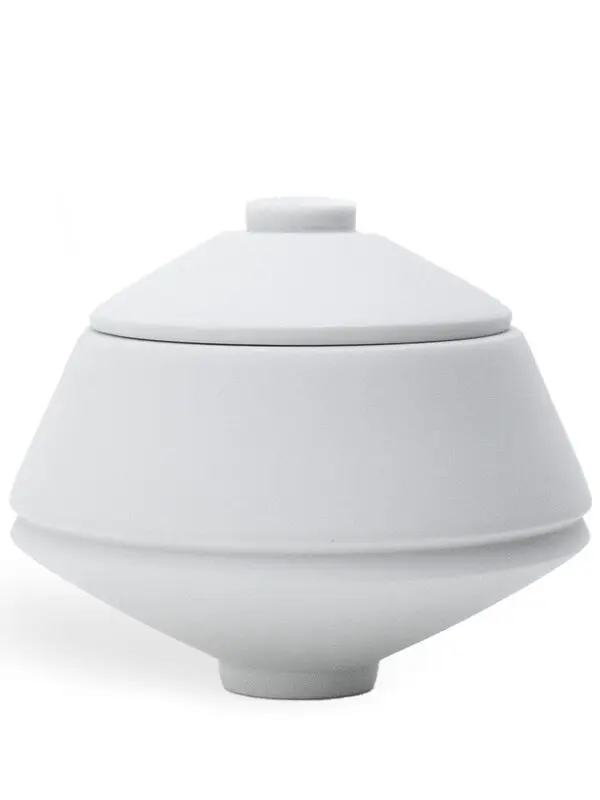 EDITIONS MILANO Circle Porcelain Sugar-bowl - White