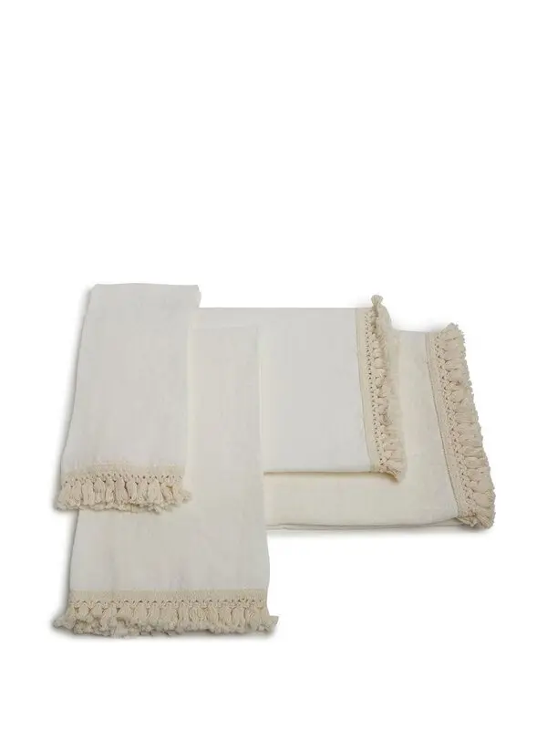 ONCE MILANO Fringed Beach Towel