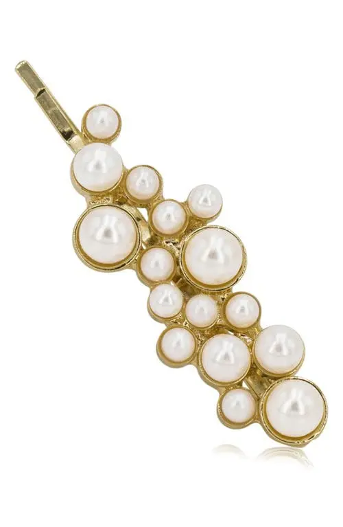 Brides & Hairpins Imitation Pearl Hair Clip - Gold