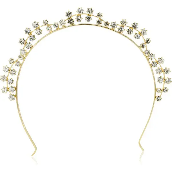 Brides & Hairpins Sydney Crystal Crown - Gold