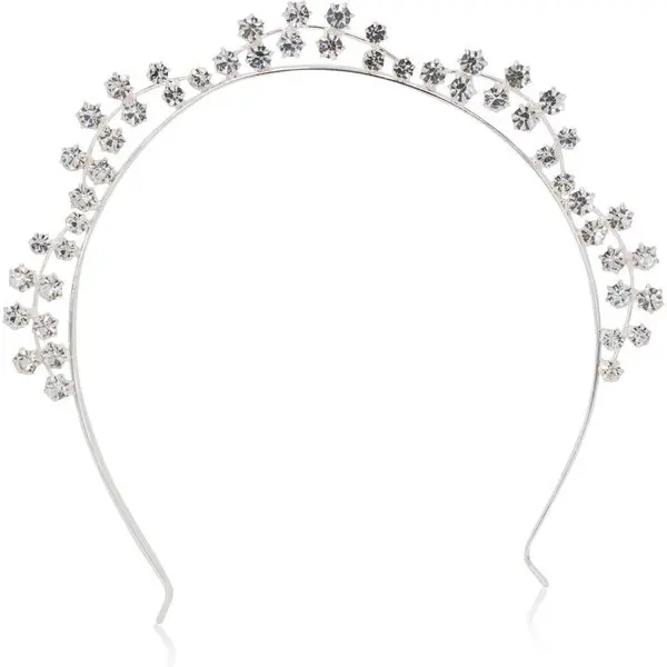 Brides & Hairpins Sydney Crystal Crown - Silver